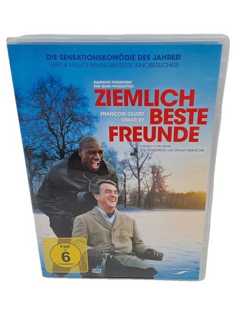 ZIEMLICH BESTE FREUNDE DVD Komödie Omar Sy François Cluzet Deutsche Ton ...