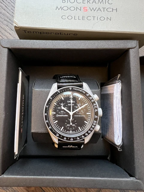 OMEGA X SWATCH MoonSwatch Moon, REPLICA, Box Set, Chronograph ...