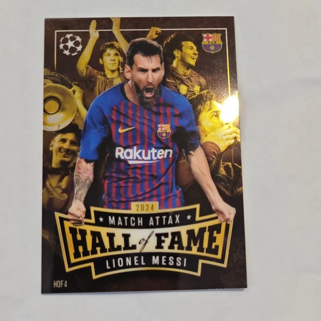 HALL OF FAME Lionel Messi Match Attax 2024/2025 Barcelona 24/25 # HOF4 ...