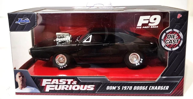 FAST & FURIOUS 1:32 Scale DOM'S 1970 DODGE CHARGER Diecast Metal Jada ...