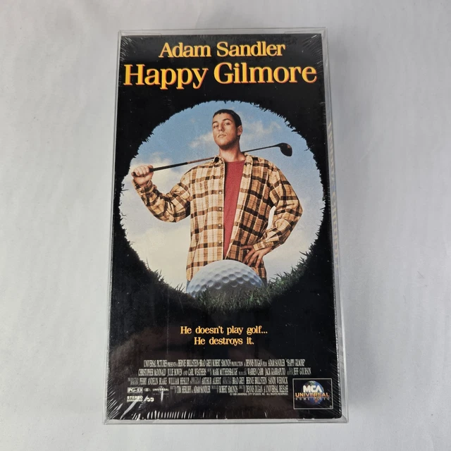 HAPPY GILMORE NEW Sealed VHS Movie Adam Sandler Golf Original Release ...