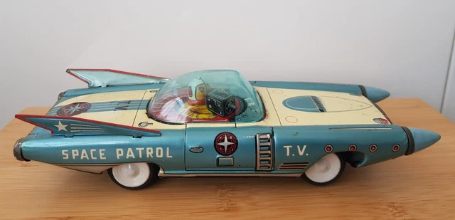 RARE TV SPACE Patrol Car, concept car Batmobile, Japan 1960's.Friction ...