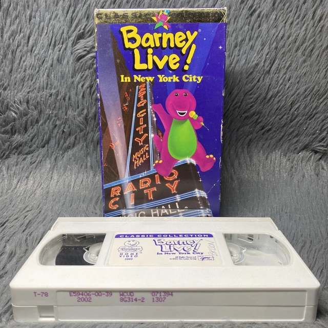 BARNEY LIVE IN New York City VHS 1994 Sing Along Songs collection ...