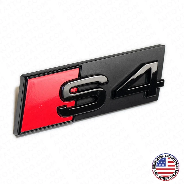 AUDI S4 FRONT Grille Bumper Radiator Lettering Emblem Badge Logo Sport ...