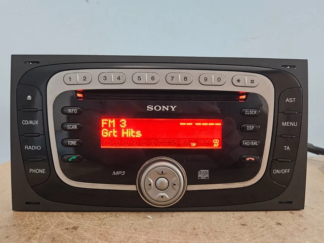 FORD TRANSIT MK7 Sony Car Radio Stereo Cd Player 2007 2008 2009 2010 ...