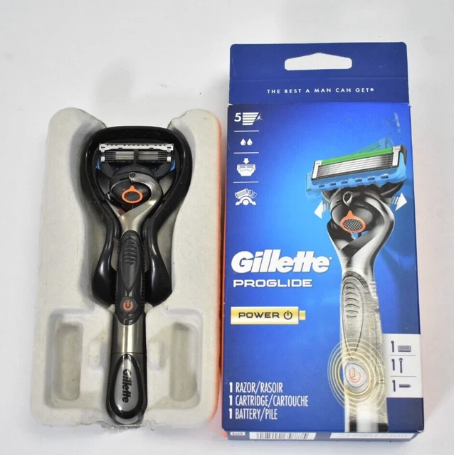 GILLETTE PROGLIDE POWER Razors for Men 1 Gillette Razor New No Refill ...