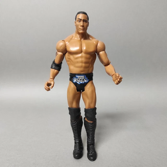 THE ROCK DWAYNE Johnson Basic - WWE Mattel Wrestling Figur WWF AEW EUR 10,00 - PicClick DE