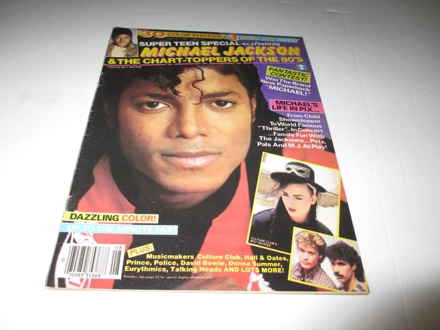 MICHAEL JACKSON SUPER Teen Special magazine no8 1983 Culture Club $15. ...