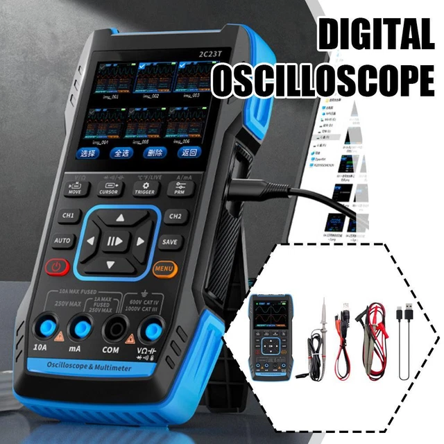 UPGRADE 50MHZ HANDHELD Digital Oscilloscope Multimeter Signal Generator ...