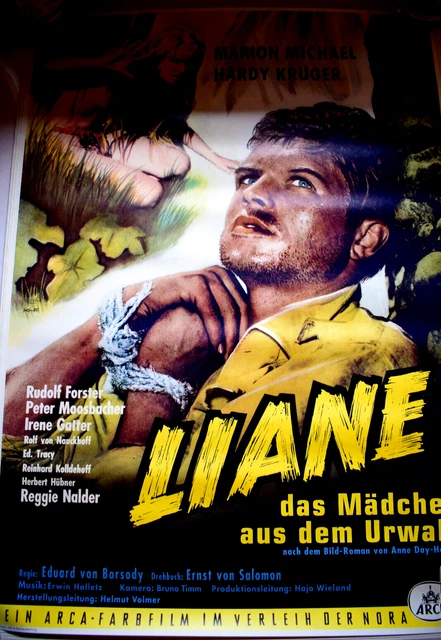 LIANE DAS MÄDCHEN AUS DEM Urwald Krüger Filmposter A 1 Original ...