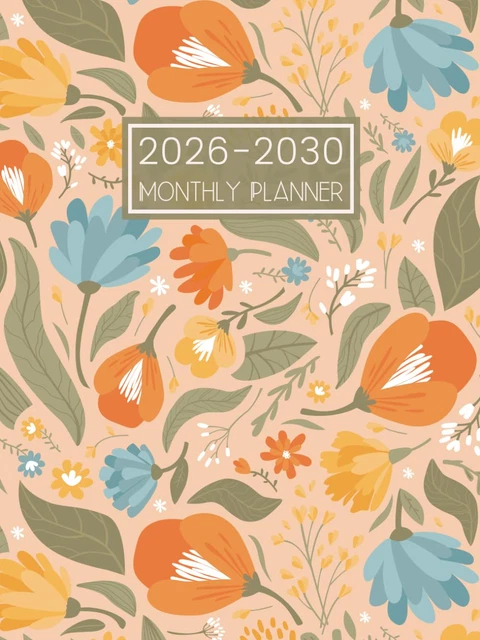 2026-2030 MONTHLY PLANNER: 5-Year Calendar Schedule Organizer from ...