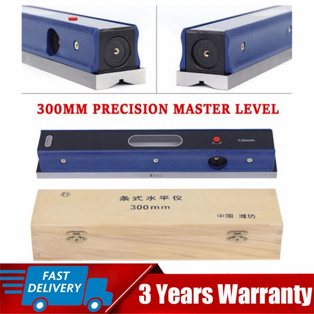 12 INCH MASTER Precision Level, Machinist Level, 0.0002''/10' High ...
