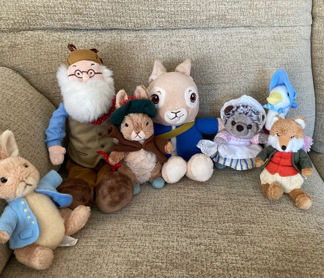 PETER RABBIT PLUSH Soft Toy Bundle Mr McGregor Mr Tod Jemima £34.99 ...