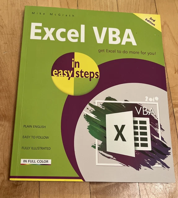 EXCEL VBA IN Easy Steps 3rd Edition by Mike McGrath $7.95 - PicClick