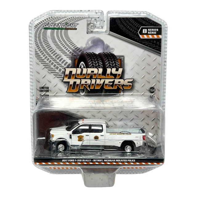 GREENLIGHT DUALLY DRIVERS 2017 Ford F-350 Dually 1:64 Diecast $29.99 ...
