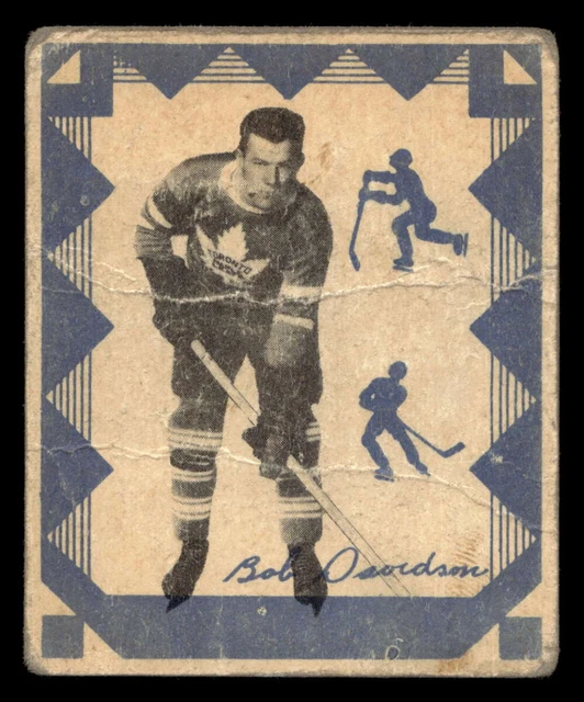 1937-38 O-PEE-CHEE V304E #136 Bob Davidson pauvres feuilles d'érable ...
