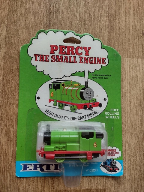 THOMAS & FRIENDS ERTL PAPER FACE PERCY NEW & SEALED 1987 RARE CLOUD ...