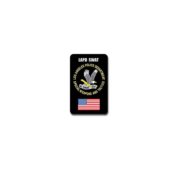 LAPD SWAT STICKER Sticker Los Angeles Police Department Special 4x7cm# ...
