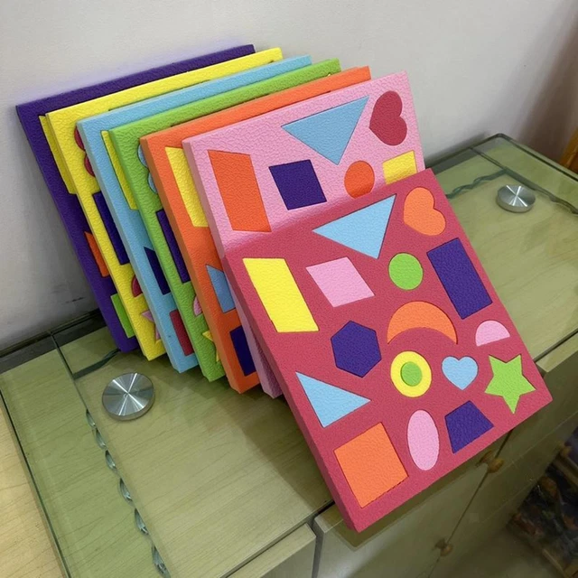 7X SHAPE PUZZLE Foam Shape Matching for Preschool Game Children ...