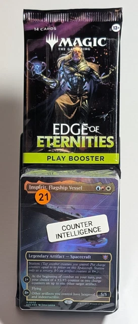 EDGE OF ETERNITIES Commander Deck Counter Intelligence MTG Sealed Deck ...