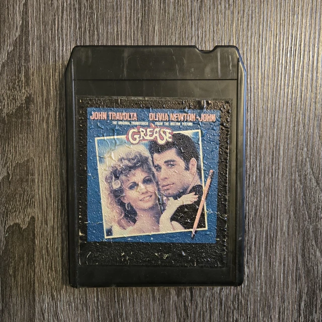 GREASE 8 TRACK Cartridge- Original Movie Soundtrack- 1978 $4.84 ...