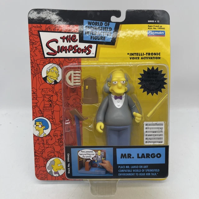 THE SIMPSONS PLAYMATES WOS Mr Dewey Largo Figure Wave 12 Brand New And ...