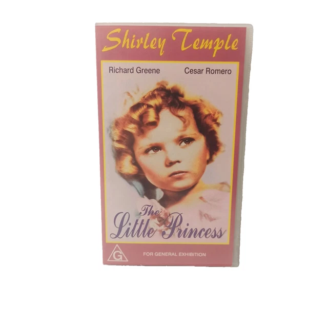 THE LITTLE PRINCESS VHS Shirley Temple Drama War Family Boarding School ...