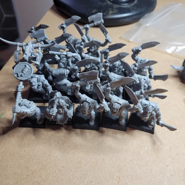 GAMES WORKSHOP WARHAMMER Oldhammer Orc and Army Regiments , Chariot and ...