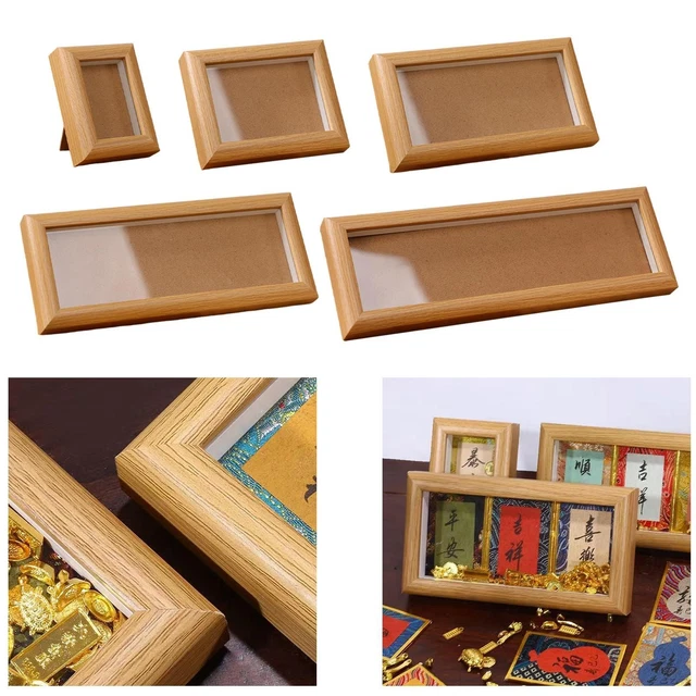 PICTURE FRAME GIFT Calligraphy Card Display Stand for Shelf Bedroom ...