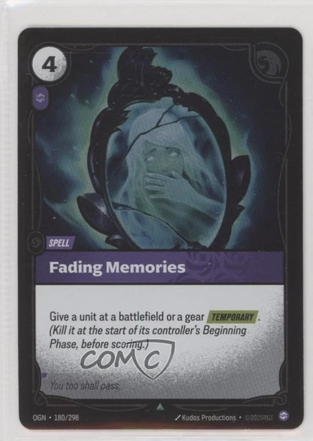 2025 RIFTBOUND ORIGINS: League of Legends TCG OGN Foil Fading Memories ...