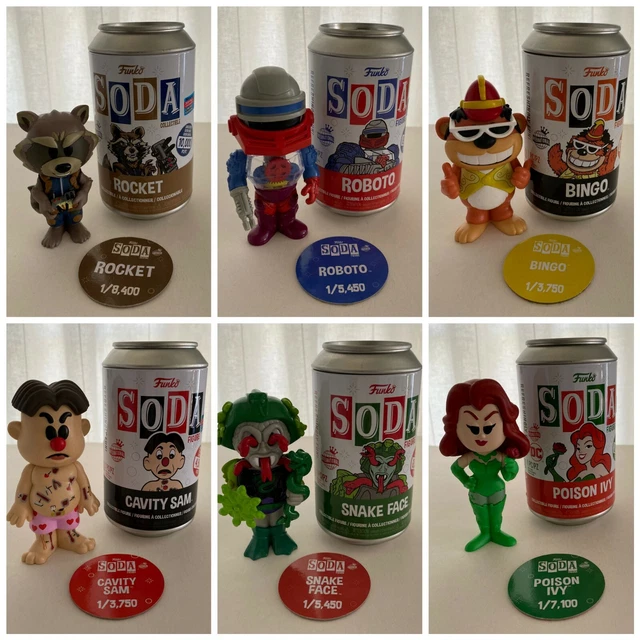 ROCKET ROBOTO BINGO Cavity Sam Snake Face Poison Ivy NYCC 2021 Funko ...