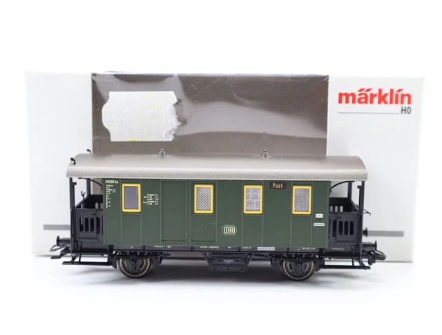 MÄRKLIN H0 43030 Güterwagen Gepäckwagen Postwagen 09588 Au DB / NEM EUR 34,99 - PicClick DE