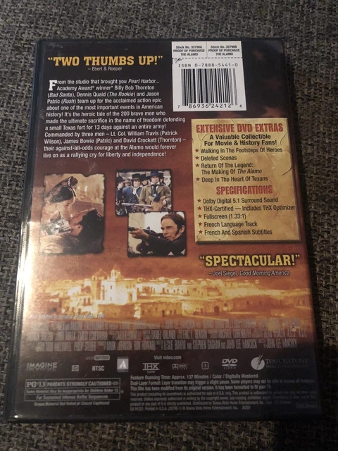 THE ALAMO-FULL SCREEN-DVD-MULTIPLE DVDs SHIP FREE!, SEE STORE!!! $3.22 - PicClick CA