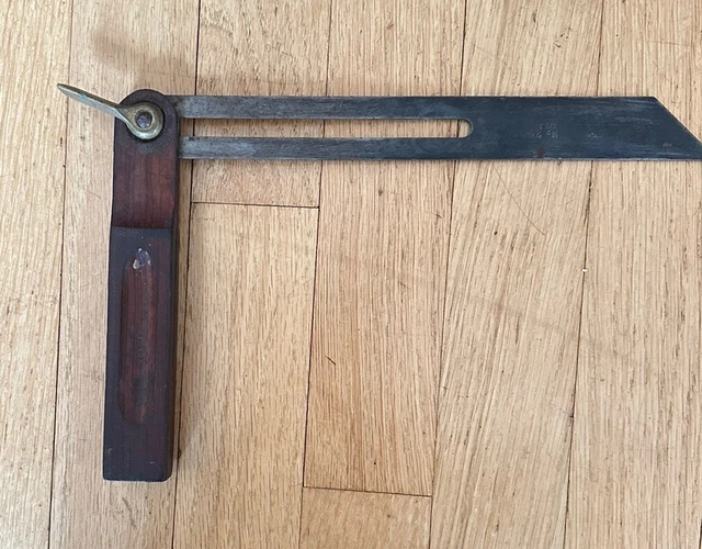 VINTAGE STANLEY SLIDING Locking Bevel Square Tool # 25. 10” £24.06 ...