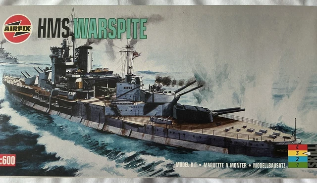 AIRFIX HMS WARSPITE Model Kit 1:1600 Scale, New No 04205 £16.31 ...