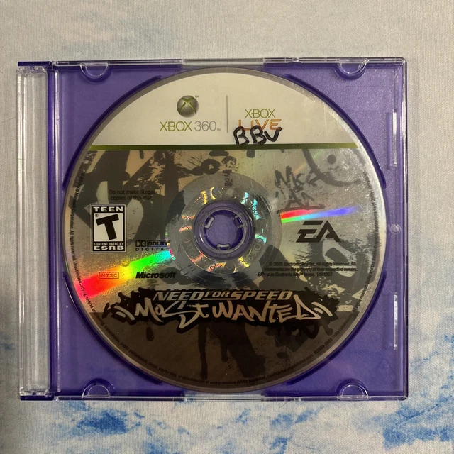 NEED FOR SPEED: Most Wanted (Xbox 360) Tested Loose Disc Only $69.95 ...