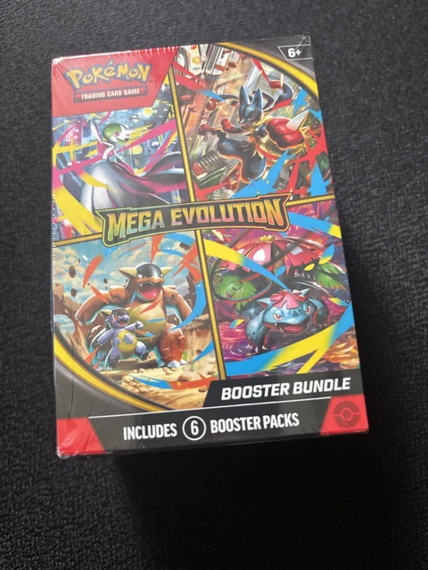 POKÉMON TCG: MEGA Evolution Booster Bundle (6 Booster Packs) £60.00 ...