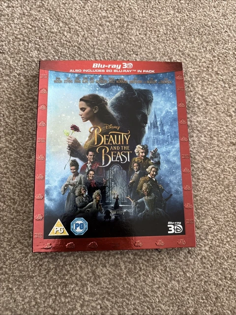 DISNEYS BEAUTY AND The Beast 3D Blue Ray £4.88 - PicClick UK