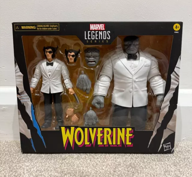 MARVEL LEGENDS SERIES Wolverine Hulk 2 Pack Patch and Joe Fixit Hasbro ...