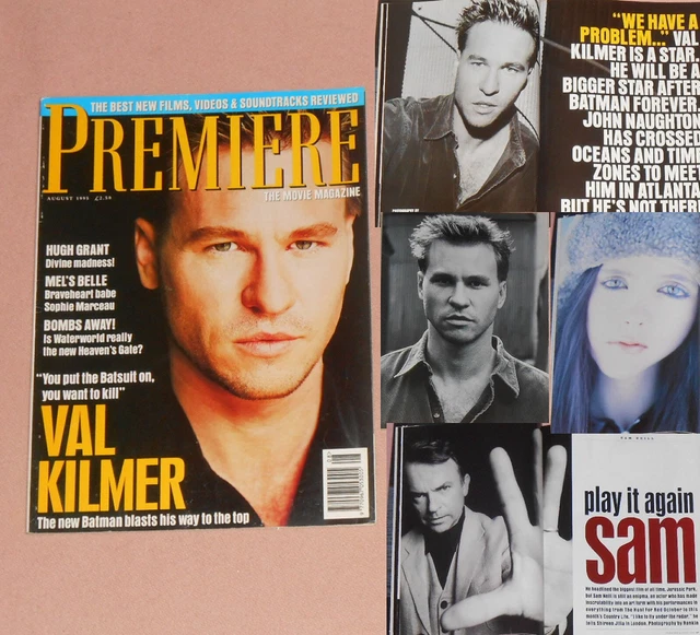 PREMIER 1995-VAL KILMER Cover SAM NEILL Rufus Sewell HALLE BERRY ...