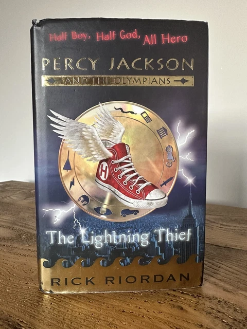 PERCY JACKSON: THE Lightning Thief - Rick Riordan - UK 1st edition 2nd ...