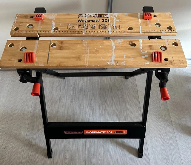 WOODEN FOLDABLE WORKBENCH Portable Bench Work Clamping Folding Workshop ...