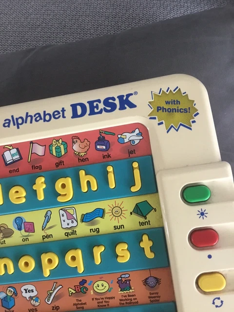 VINTAGE VTECH TALKING Little Smart Alphabet Desk Learning Rare Working ...