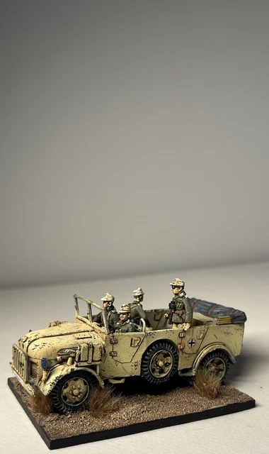 28MM PERRY MINIATURES WW2 Afrika Korps Steyr 1500 Personal Carrier ...
