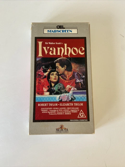 IVANHOE VHS MOVIE Video Cassette Tape CEL vintage $17.77 - PicClick AU