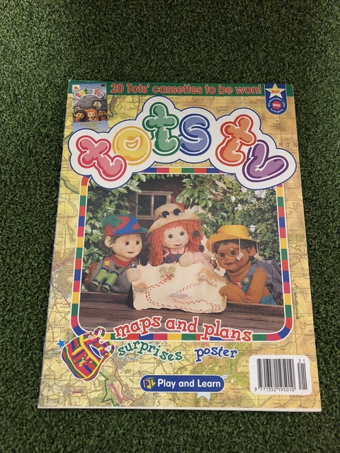 VINTAGE TOTS TV Magazine Comic 1990s Paper BBC UK Fleetway Play Learn £ ...