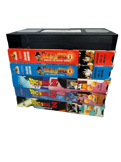 6 DRAGON BALL Dragon Ball Z VHS Tapes Random Assorted Funimation ...