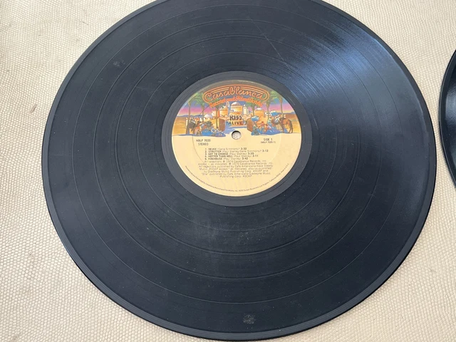 KISS VINYL RECORDS Alive Dynasty Unmasked Ace Frehley Peter Criss POOR ...