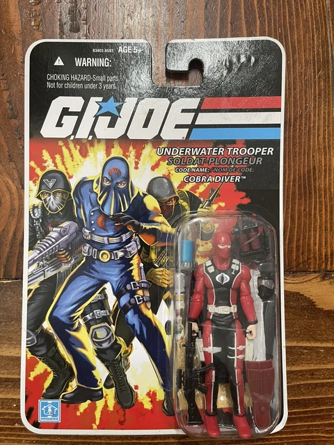 HASBRO G.I. JOE Wave 12 Cobra Diver (Water Element) Action Figure $31. ...