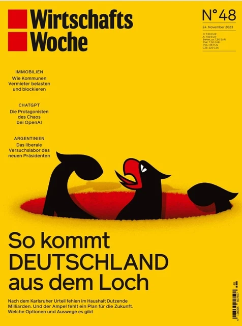 WIRTSCHAFTSWOCHE - WIWO - aktuelle Ausgabe 48 / 2023 EUR 1,00 - PicClick DE